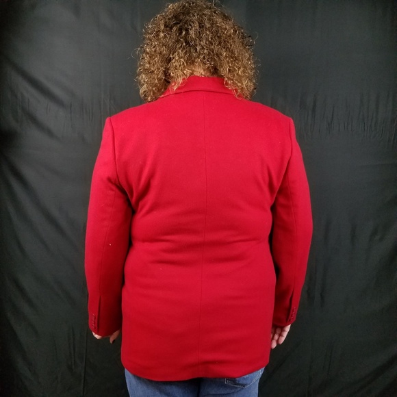 Vintage | Jackets & Coats | Vintage Plus Bloomingdales Red Blazer ...